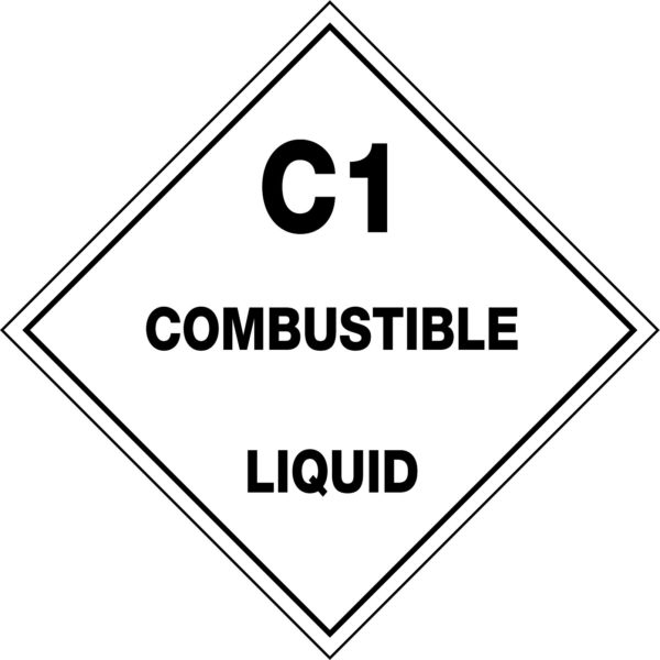 C1 Combustible Liquid Sign | Safety Network