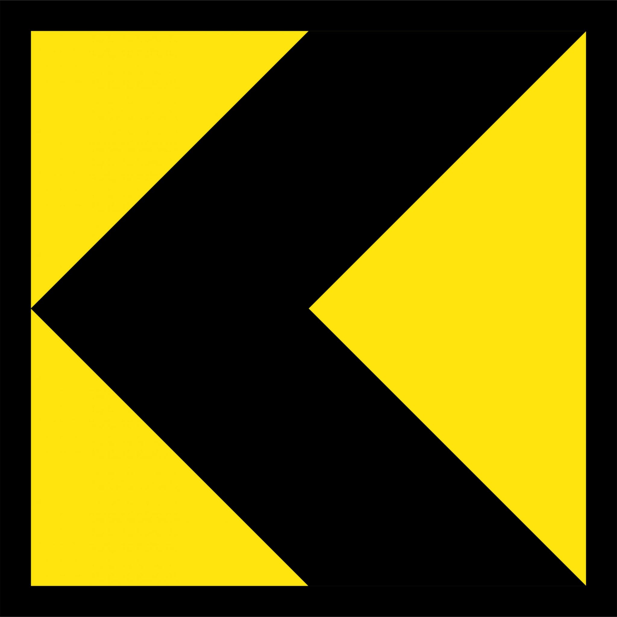 Chevron Boxed Edge Road Signs 600x600mm | Safety Network