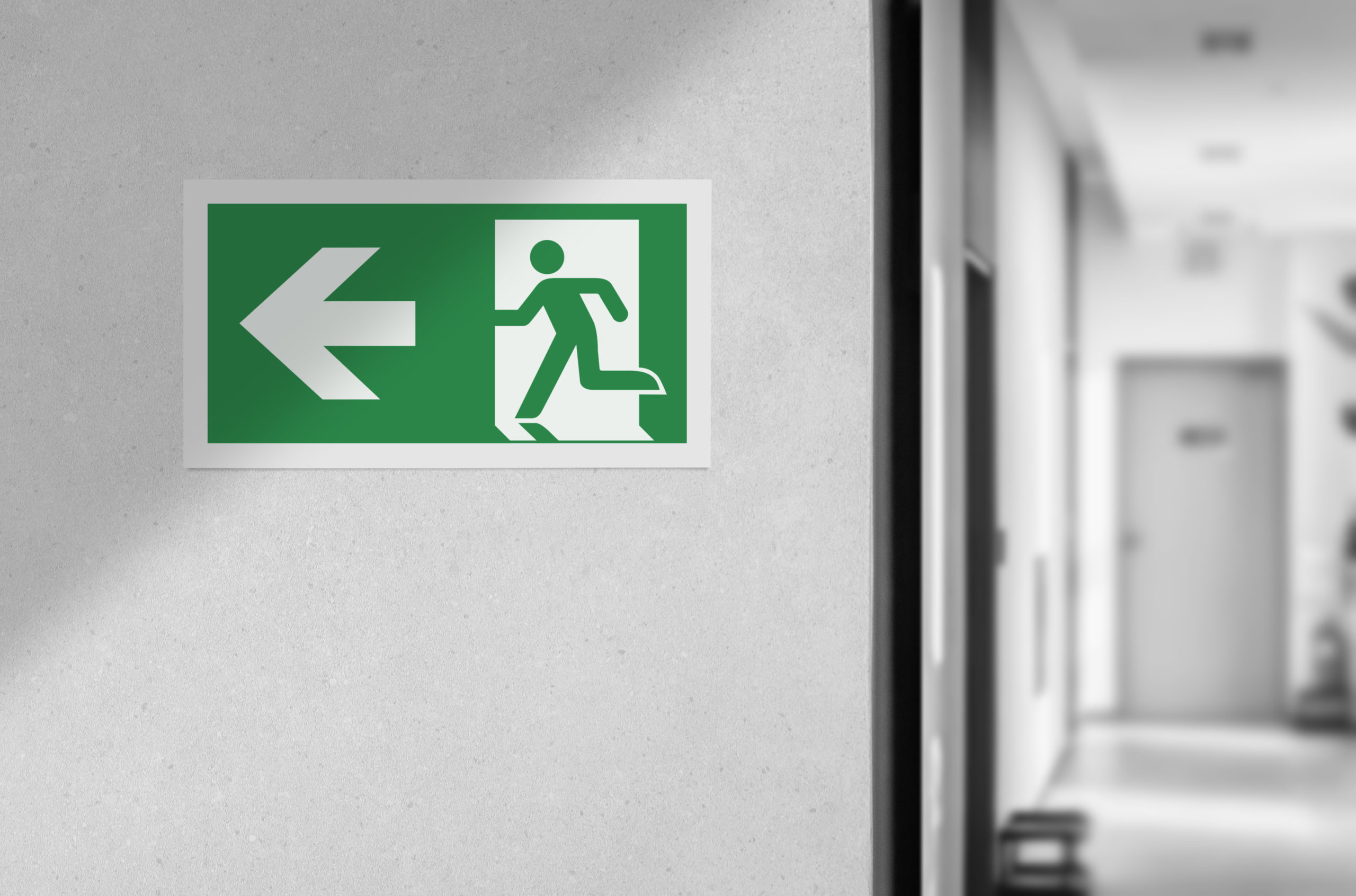 Exit And Entry Signs | Exit/Entry Signages | Safety Network